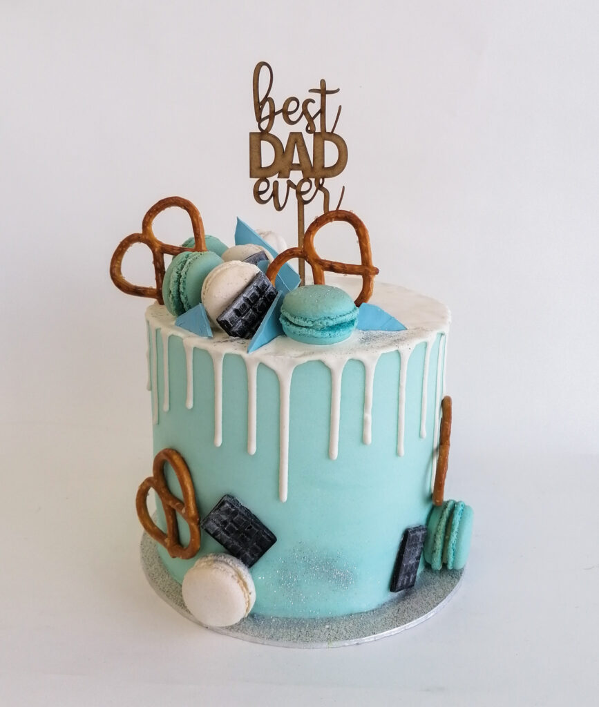 Light Blue Cake | Order Online | Oh My Cake!
